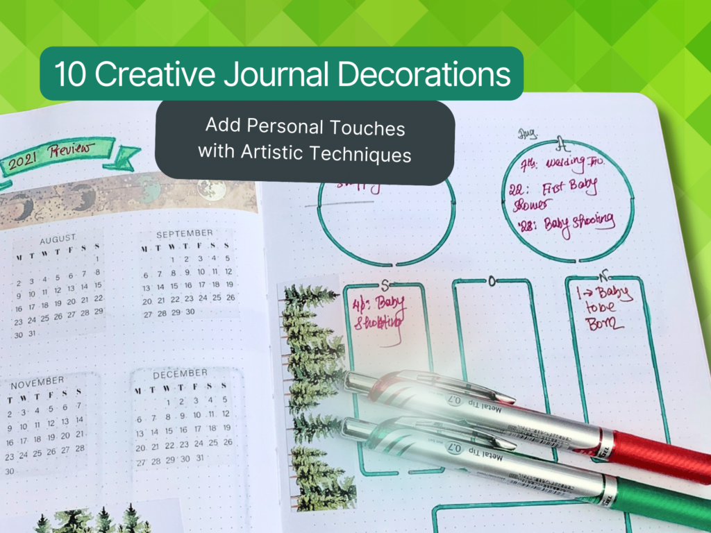 10 Creative Journal Decorations to Add Personal Touches